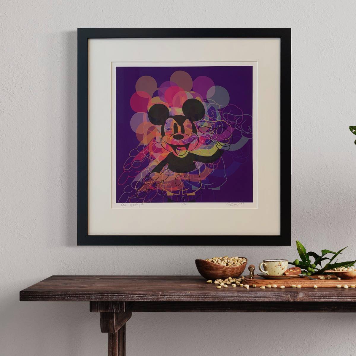 Ronny Bank: Idiot - innrammet - kunstogkaos.no